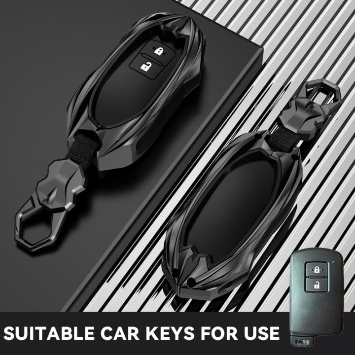 Fit for Toyota key case car cover chain shell ring Land Cruiser Prado ...