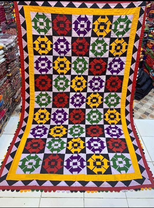 Sindhi handmade thar traditional premium Rilli single bedsheets ...