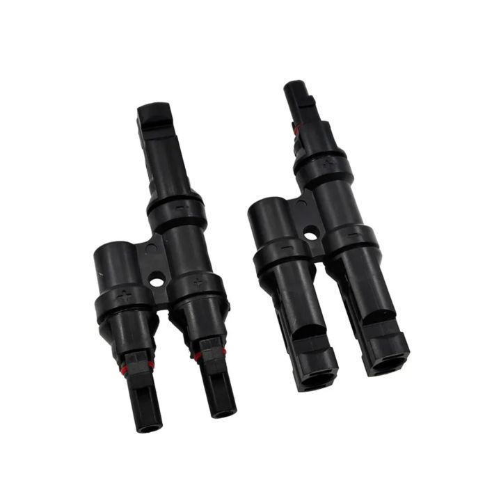 1 Pair IP67 Solar PV Connector Approved 2 to 1 T Branch Male And Female ...