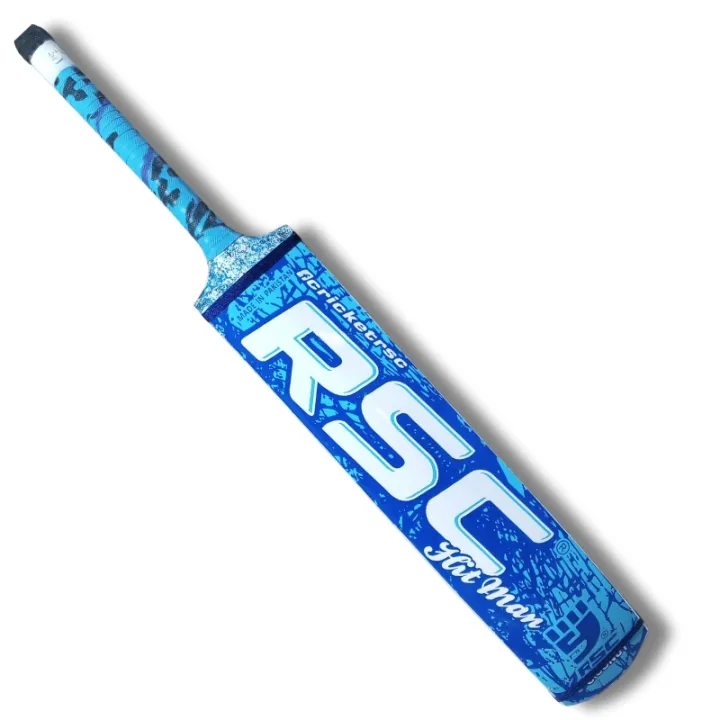 RSC coconut Tennis ball cricket bat.Hit men Edition.light weight Tape ...