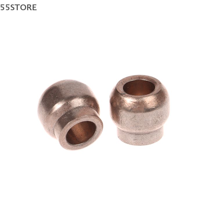1Pc 10mm Hole Shaft Iron Copper Alloy Bearing Bush 20mm Outer Spherical ...