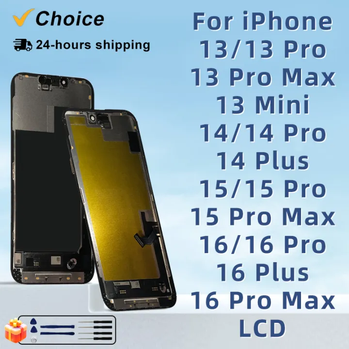 CHOICE OLED For iPhone X Display XR 11 LCD 13 Pro Max Screen For iPhone ...