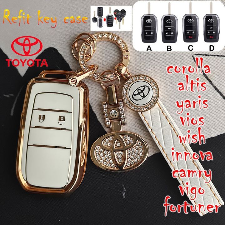 toyota modified keychain toyota wish/innova/camry/vigo/fortuner/corolla ...