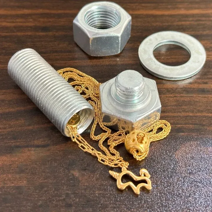 Metal Screw Bolt Storage Cash Money Hide Stash Safe Diversion Container ...