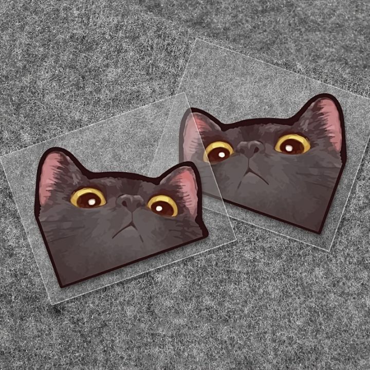 Peeking Cat Car Decal Waterproof Vehicle Sticker for Auto Body Window ...