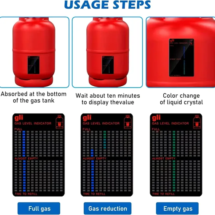 Gas Level Indicator Magnetic Gas Level Indicator, Reusable Propane Tank ...