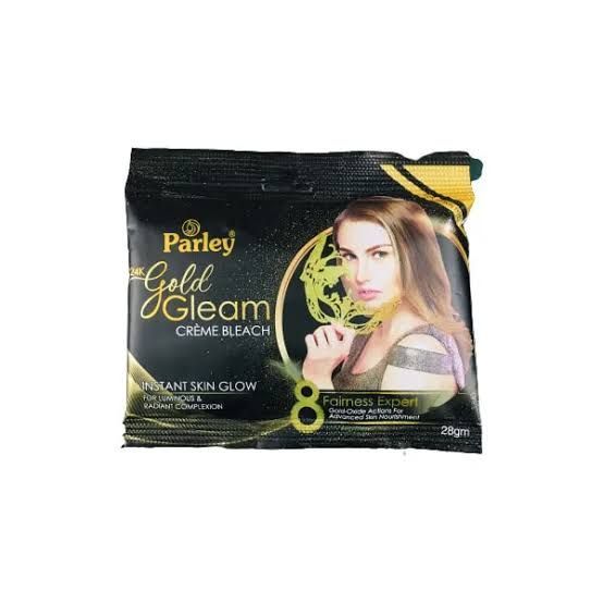 The glow with Parley 24K Gold Gleam Creme Bleach 28g | Daraz.pk