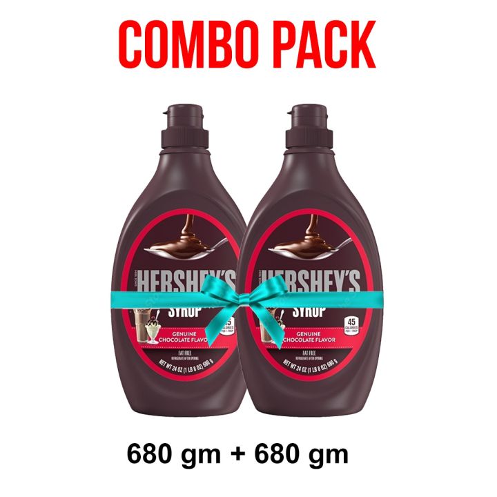 Hershey's Chocolate syrup 680ml +680ml combo pack | Daraz.com.bd