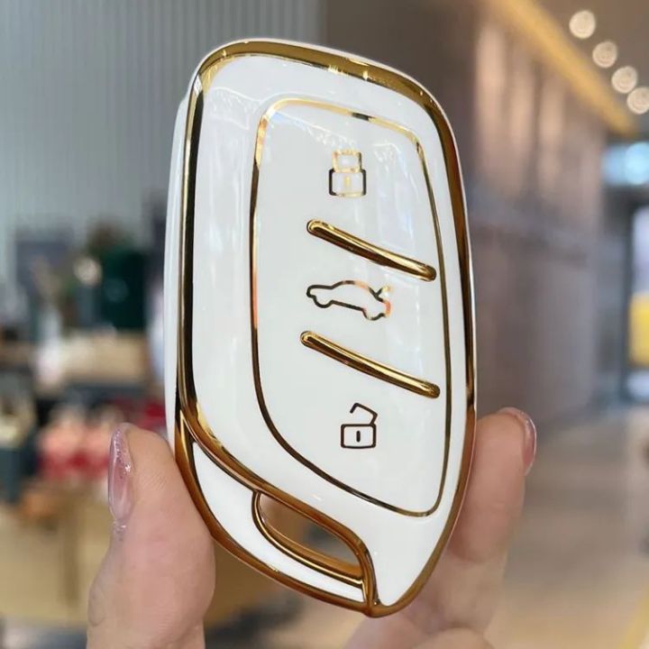 MG HS Key Cover Premium Quality luxury key cover | Daraz.pk