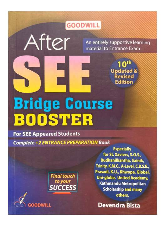 Goodwill After SEE Bridge Course Book For Entrance Preparation || New ...