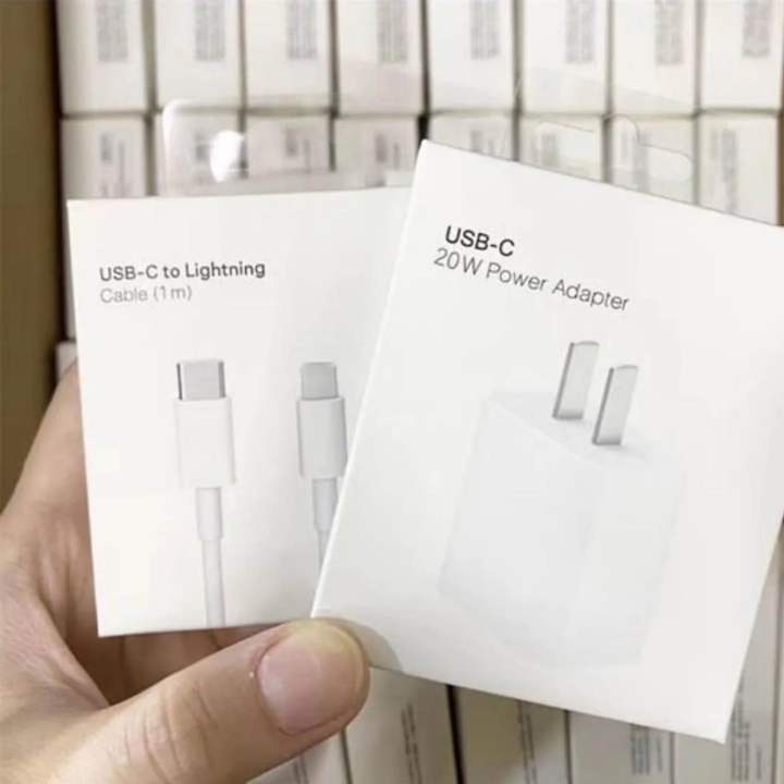 Iphone original charger 20 watt adapter withType C cable super fast ...