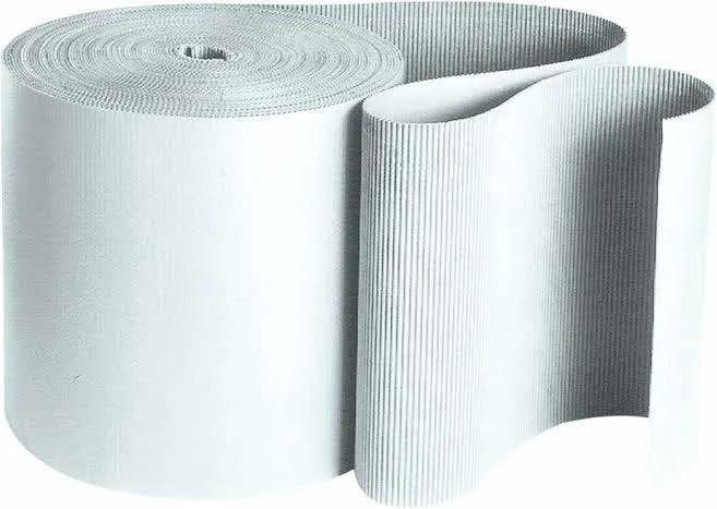 20 Inch Wide 10 Feet Length WHITE Cardboard Paper Wrap Corrugated Paper ...