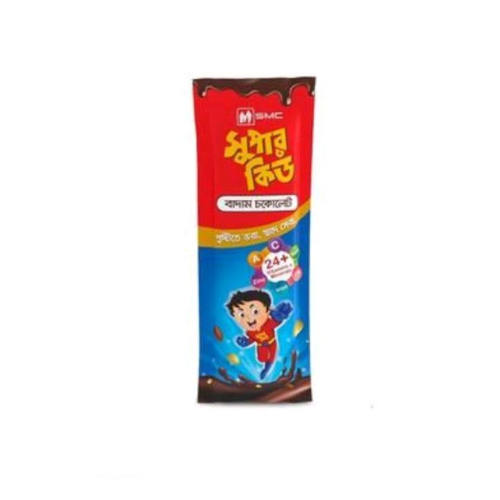 Smc super kid badam chocolate 15 gm (1 jar 40 sachets) peanut chocolate ...