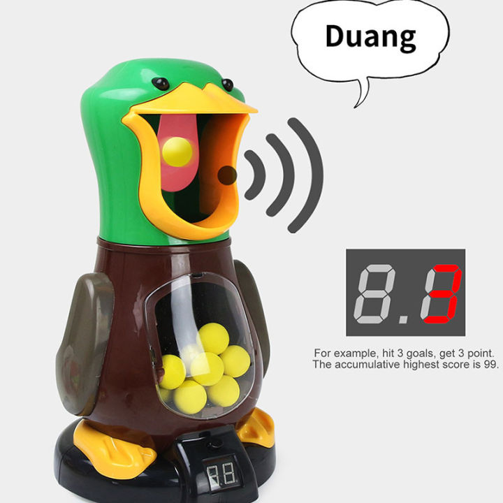 Air-powered Shooting Duck Toys Air-powered Gun Soft Bullet Ball ...