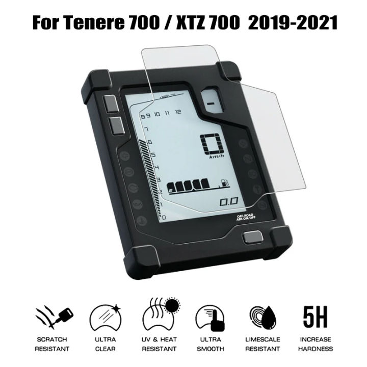 Motorcycle Scratch Cluster Screen Dashboard Protection Instrument Film For YAMAHA Tenere700 ...