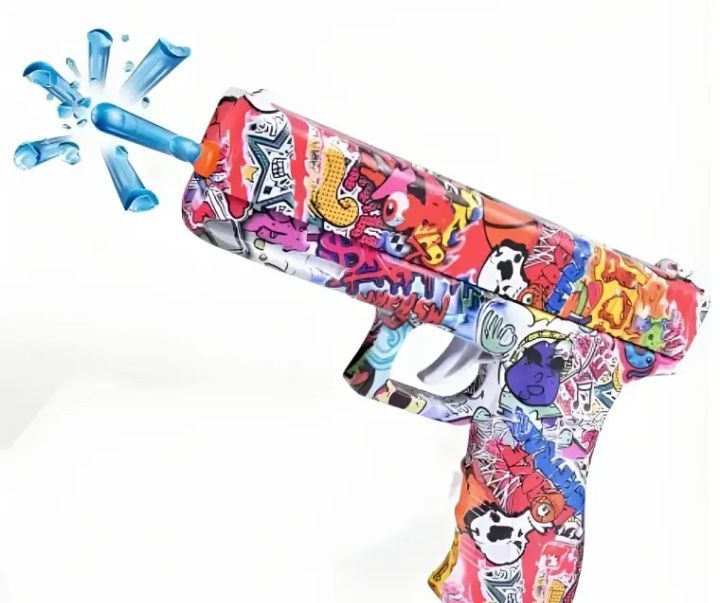 Glock Gel blaster large size GRAFFITI gun 14+ blaster gun | Daraz.pk