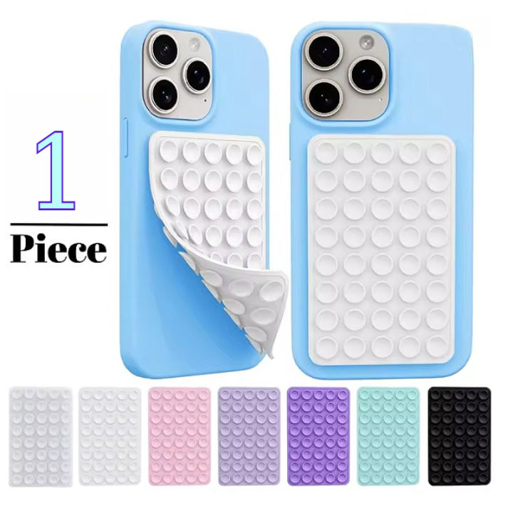 Silicone Suction Cup Phone Case Mount Double Sided Sticky Phone Grip ...