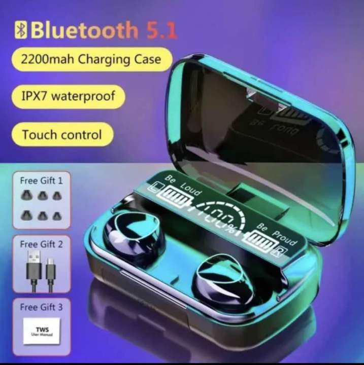 M10 TWS True Wireless Headset/Airpods/Earbuds/With High Quality Sound ...