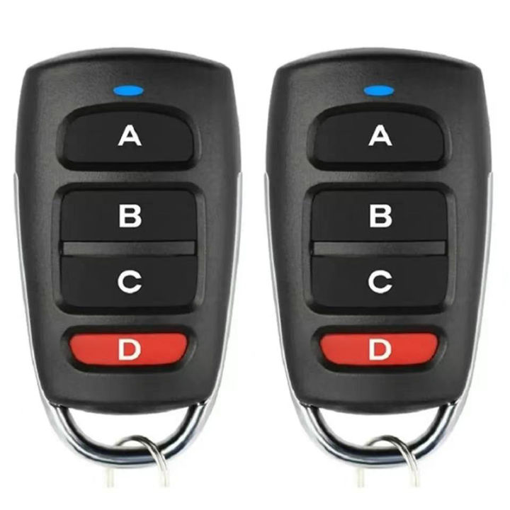 Wireless RF 433mhz Remote Control Copy Code Garage Door Gate Duplicator 433 Mhz Key Remote ...