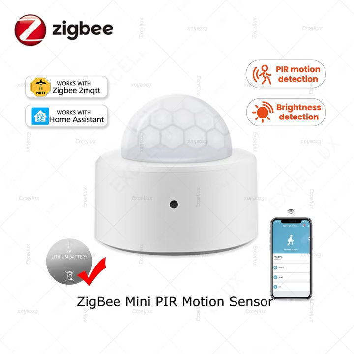ZigBee Mini PIR Motion Sensor Smart Human Body Infrared Detector Home ...
