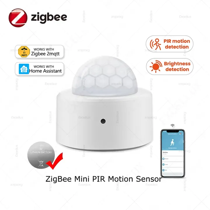ZigBee Mini PIR Motion Sensor Smart Human Body Infrared Detector Home ...
