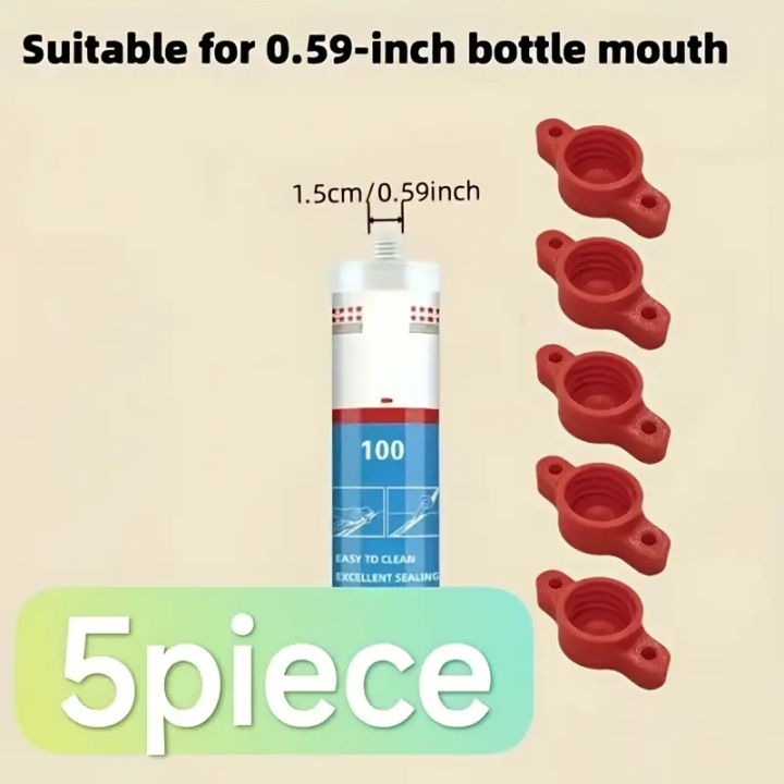 5pcs Leak-Proof Plastic Caps, Reusable Covers to Prevent Drying for ...