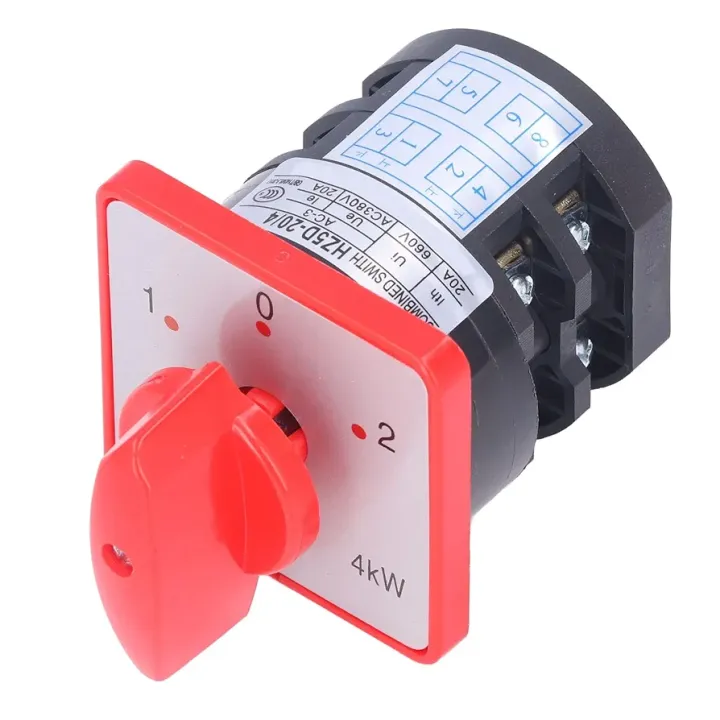 Change Over Switch 40Amp 2 Pole -Rotary Changeover Switch High Quality ...