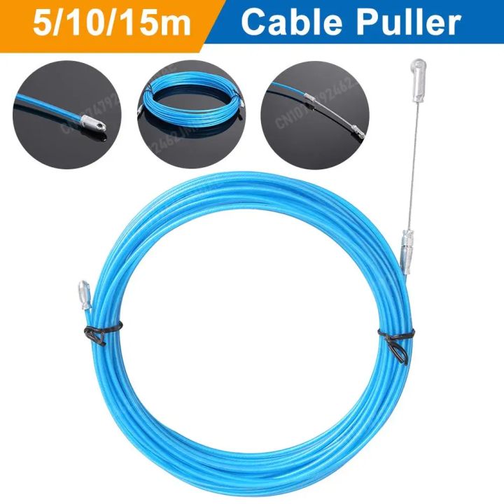 5/10/15m Fiberglass Cable Puller Electric Cable Guide Device Nylon Duct ...
