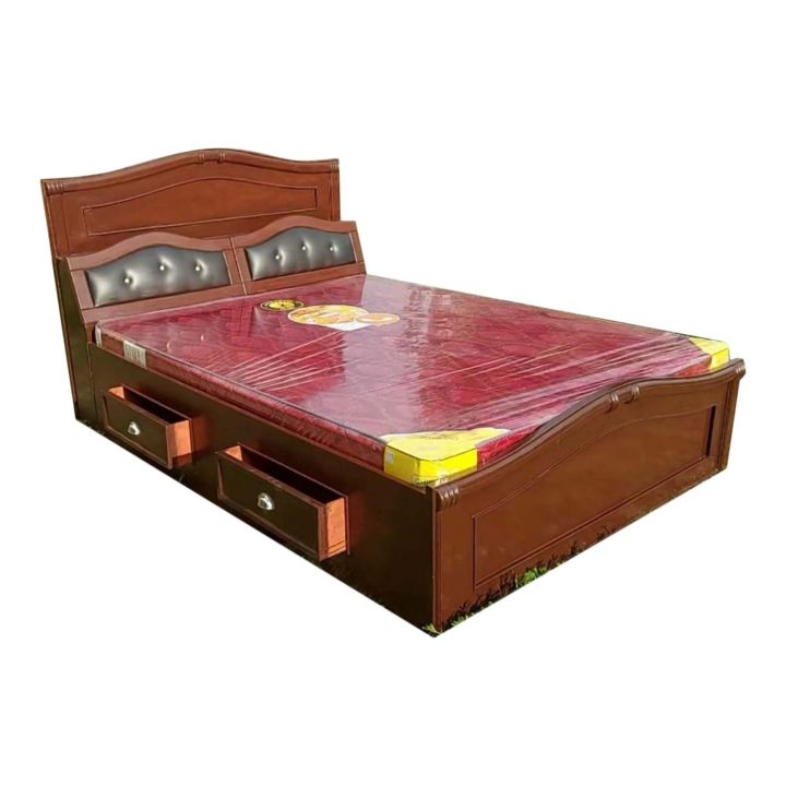 Rexine Bed With P-Mattress ( 4ft X 6ft ) | Daraz.com.np