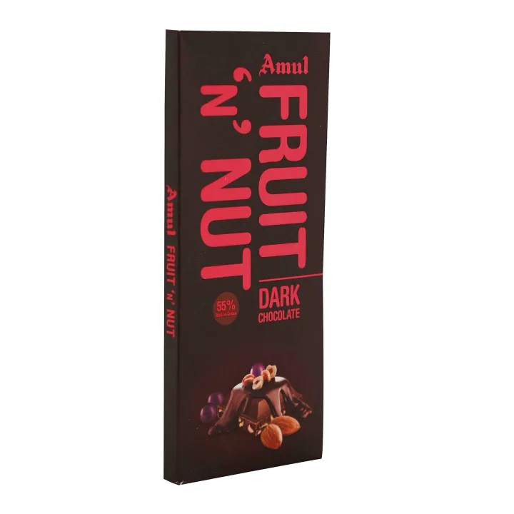 Amul Fruit 'N' Nut Dark Chocolate-150gm (Pack of 3) | Daraz.com.np