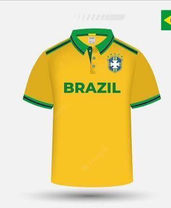 Brazil Jersey -Polo Type | Daraz.com.bd
