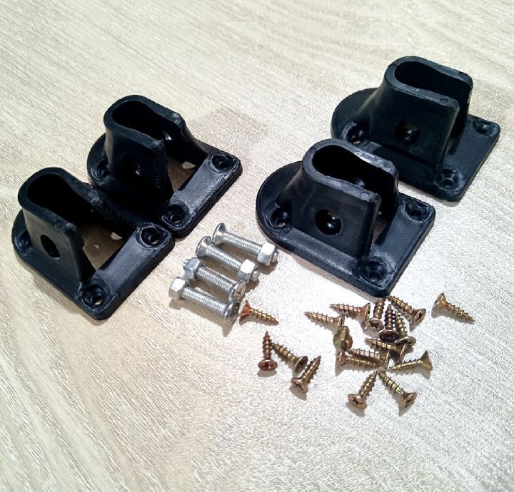 Portable Desk Foldable Laptop Table Leg Brackets/Connector - Easy ...