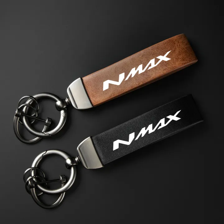 High-Grade leather Motorcycle Keychain Holder Keyring For Yamaha ...