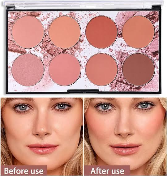 Msyaho 8 Colour Blusher palette_Blusher kit | Daraz.pk