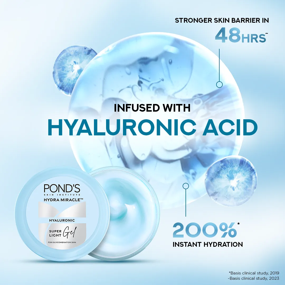 POND'S Super Light Gel Oil Free Face Moisturizer 100 ml | With ...