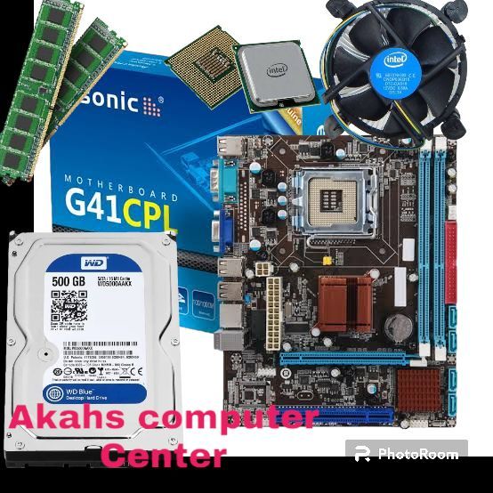 Motherboot g41 DDR3 ram+HHD+cooling fan +processor DULL CORE | Daraz.com.bd