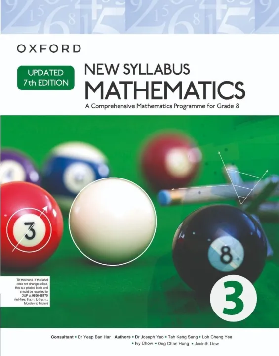 Oxford New Syllabus D Mathematics NSM Book 3 (D3) Updated 7th Edition ...