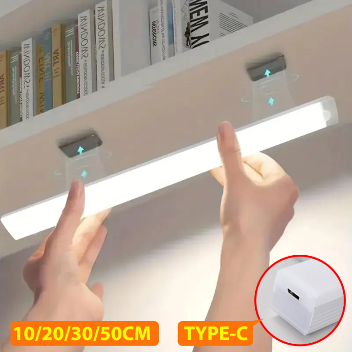 LED Bar Lights USB Rechargeable Motion Sensor Night Light Portable ...