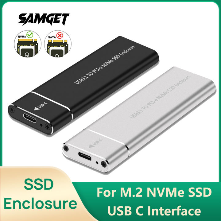 Samget NVME M.2 Solid State Drive External Enclosure 2230/2242/2260 ...