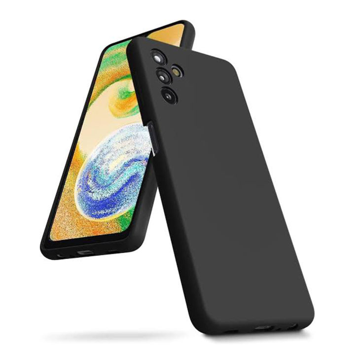 Samsung Galaxy A04s Liquid Silicone Mobile Back Cover Soft Shockproof ...