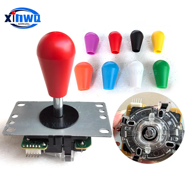 Copy SANWA Joystick With 8 Way Square Restrictor Bat Top For Arcade ...