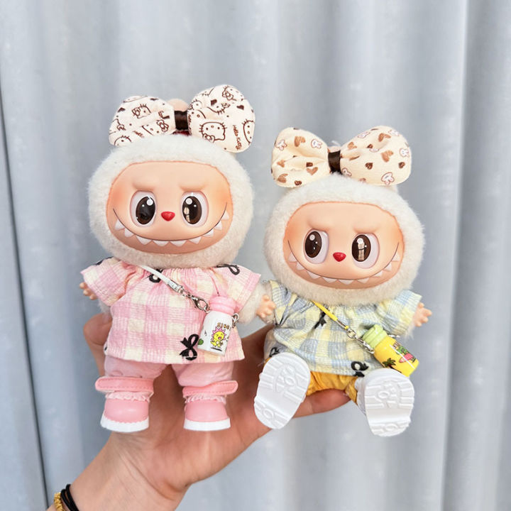 First and Second Generation Keychains Labubu Clothing Pendant Labubu ...