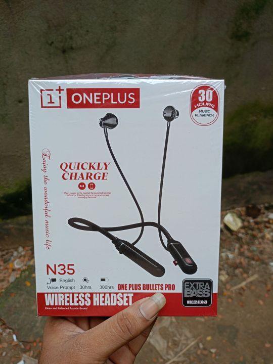 OnePlus_Bullets Pro Wireless Headset With Extra Bass | Daraz.com.bd