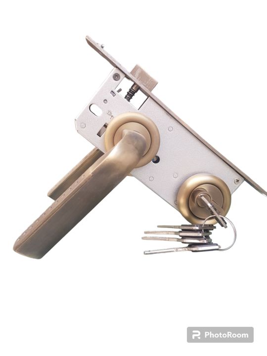 AB colour Handle Lock, With Brass Body and Cylinder and computerized ...