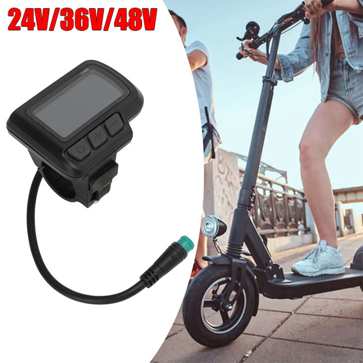 24V/36V/48V Electric Bike LCD Display Replacement Good Toughness ...