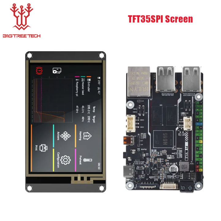 BIGTREETECH TFT35 SPI V2.1 Touch Screen 3.5 inch Display IO2CAN 3D Printer PI V1.2 For BTT Manta ...