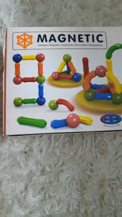 Magnetic Toys Building Blocks | 36/42/64/25 Pcs Kids Magnet Balls and ...