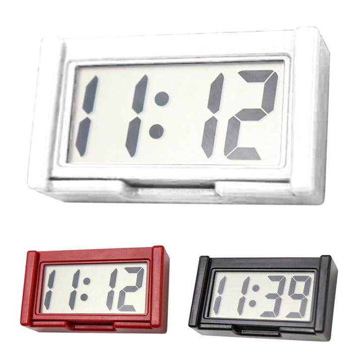 Mini Digital Clock Battery Operated Large Screen LCD Display Clock for ...