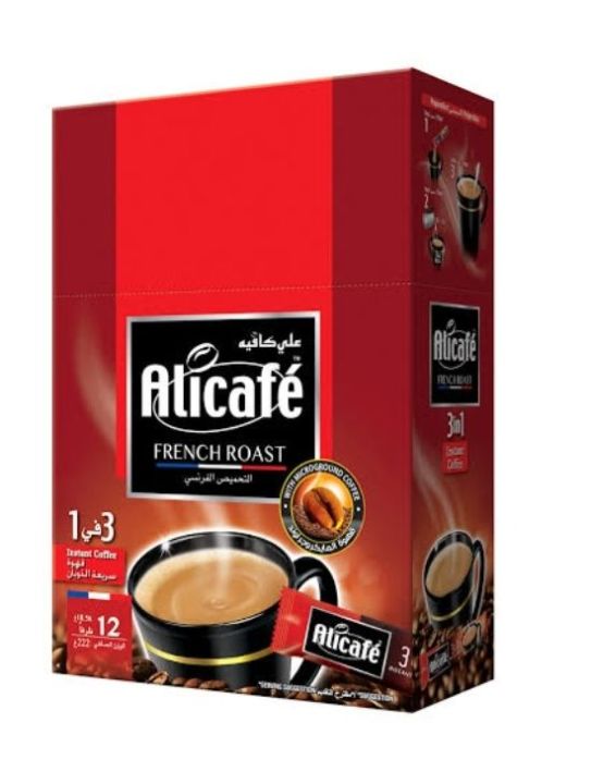 Ali Café 3 In 1 French Roast Instant Coffee 12 sachet... | Daraz.pk