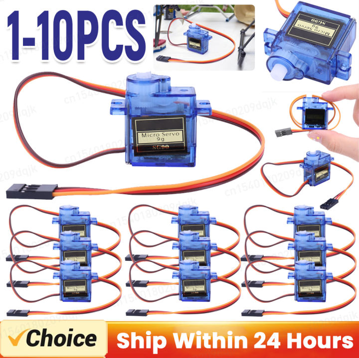 1-10pcs Arduino Analog Micro Servo Motor SG90 9G For RC Servomotor Car ...